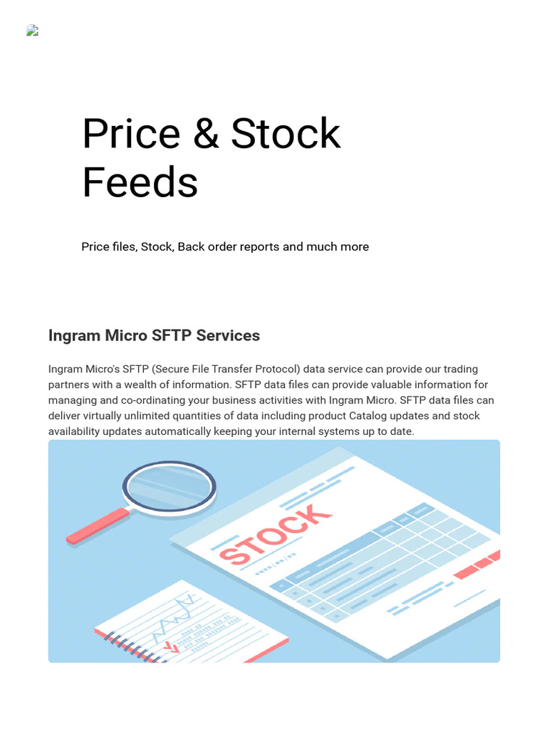 Ingram Micro SFTP Info | PDF