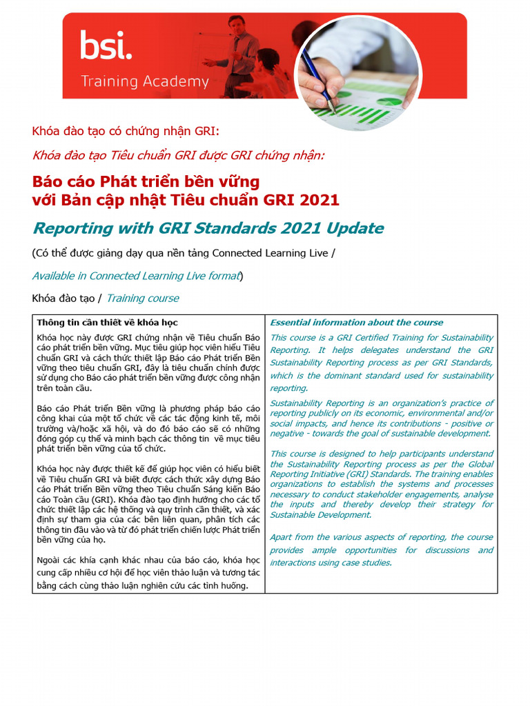 GRI Course (2 Days) | PDF