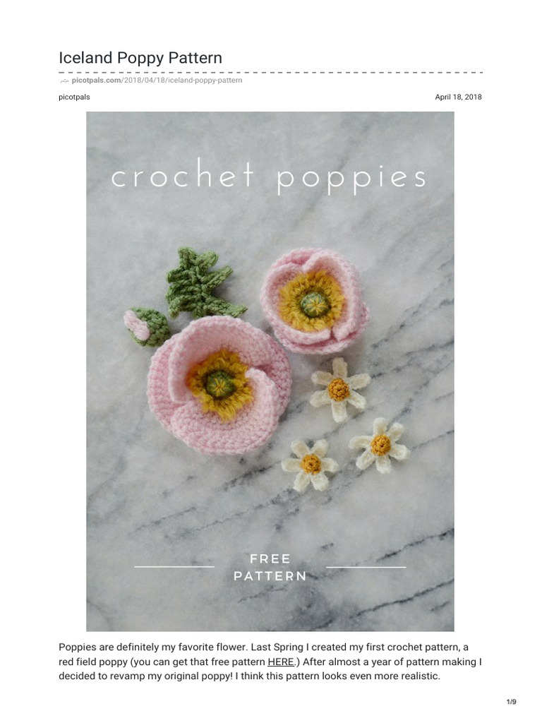 Iceland Poppy | PDF