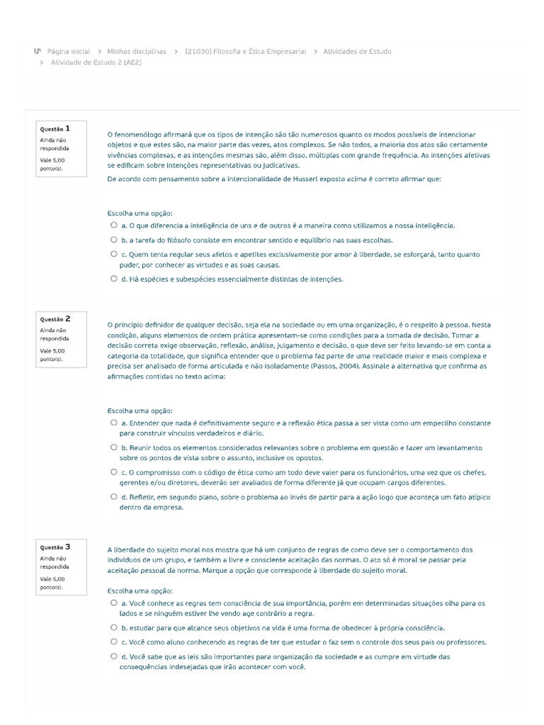 Filosofia Empresarial 1 | PDF