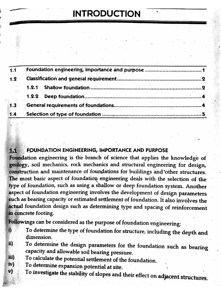 Foundation Engineering - Manual | PDF