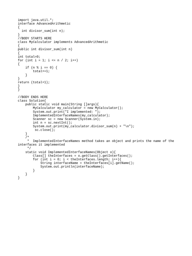 OOP - Interface | PDF