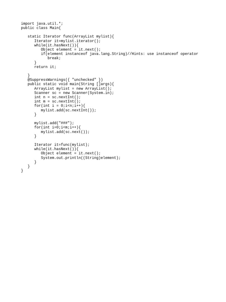 OOP - Iterator in Java | PDF