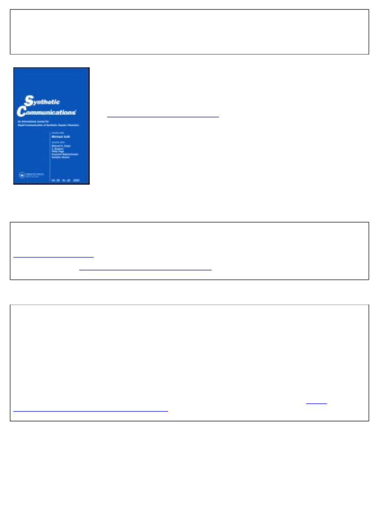 Conversion of Azide To Amine | PDF