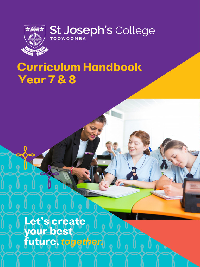 ST Josephs College Year 7 and 8 Curriculum Handbook | PDF