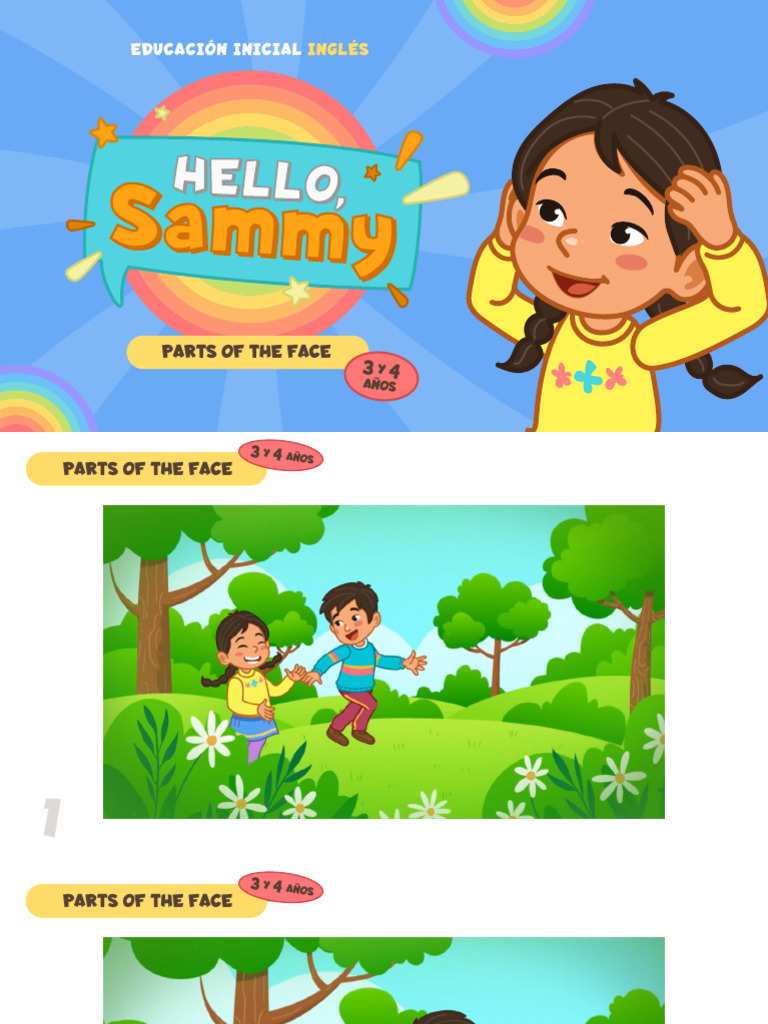 2 Lustraciones N 4 4 Anios Parts of My Face | PDF