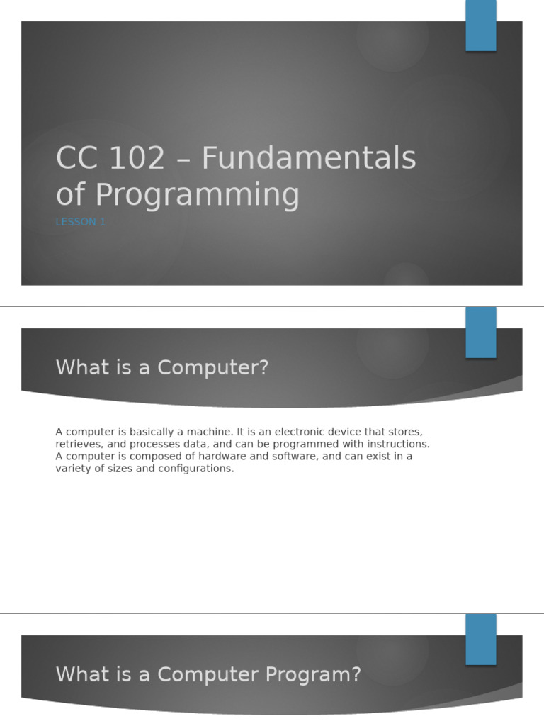 Module 1 Lesson 1 Introduction | PDF