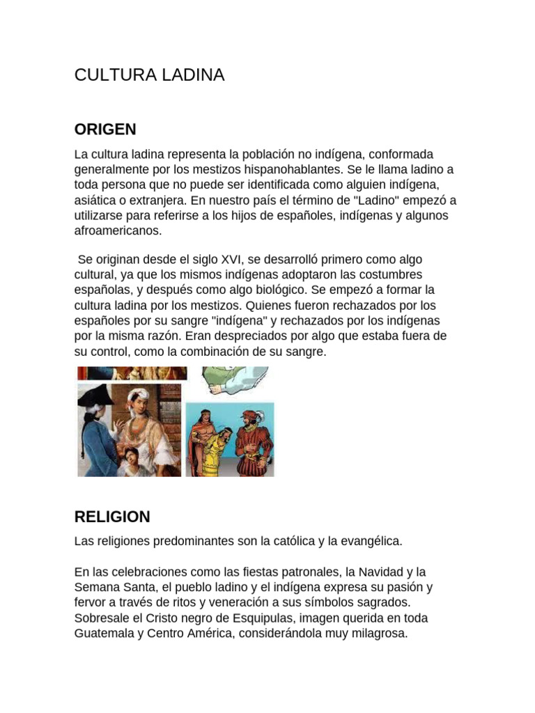 Cultura Ladina | PDF