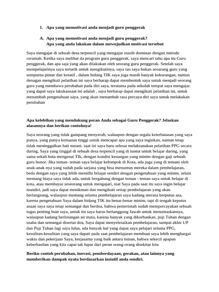 File Guru Penggerak | PDF