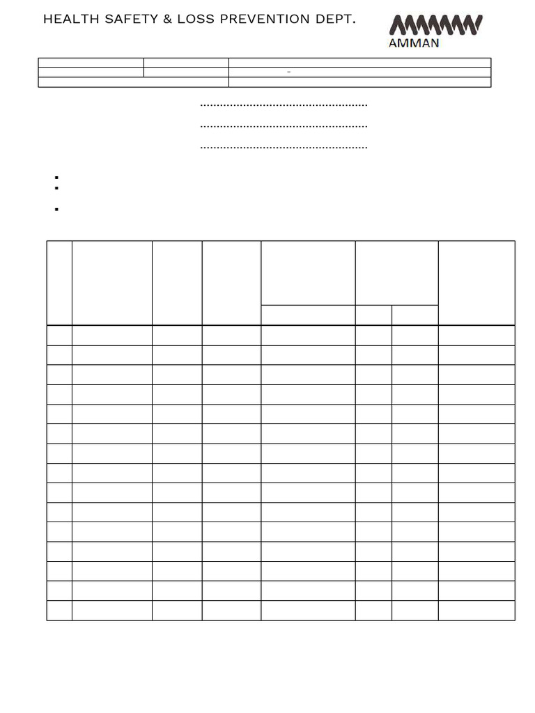 CDC-SLP-000-F103 Batu Hijau Fit To Work Declaration Form | PDF