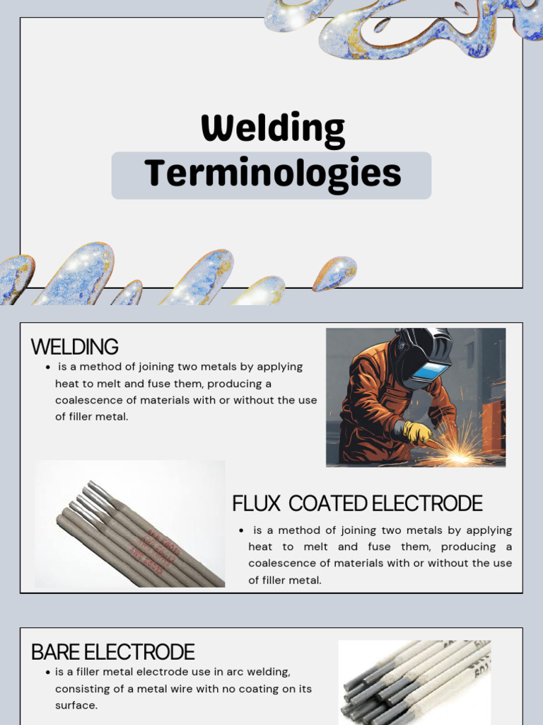 Welding Terminologies | PDF