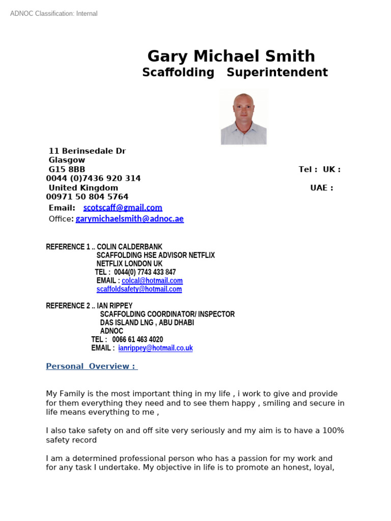 Gary Michael's Resume | PDF