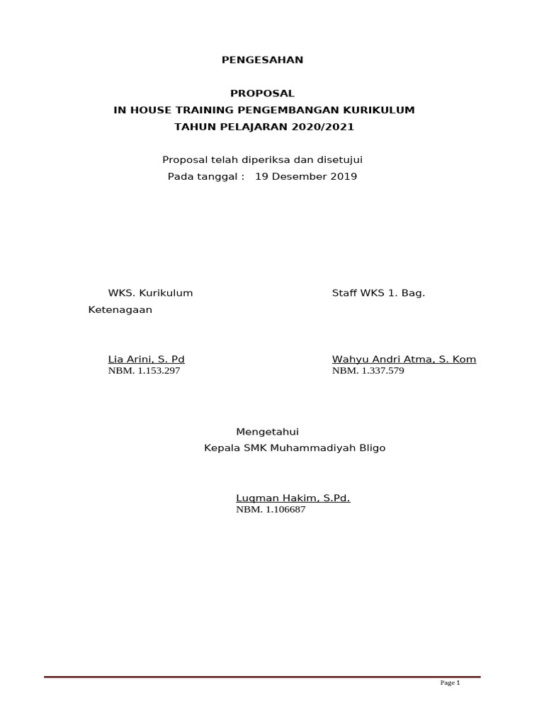 Proposal IHT Edit | PDF