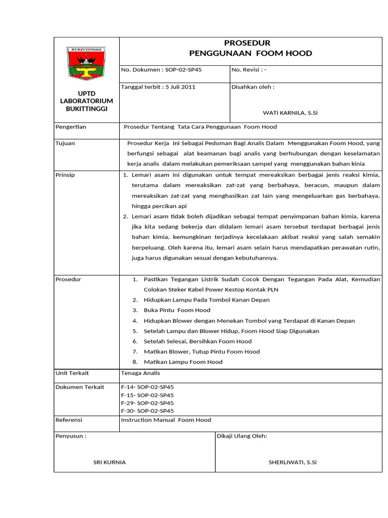 Protap Foom Hood | PDF