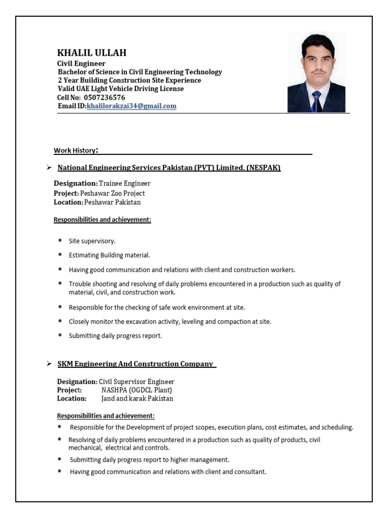 Khalil’s resume | PDF