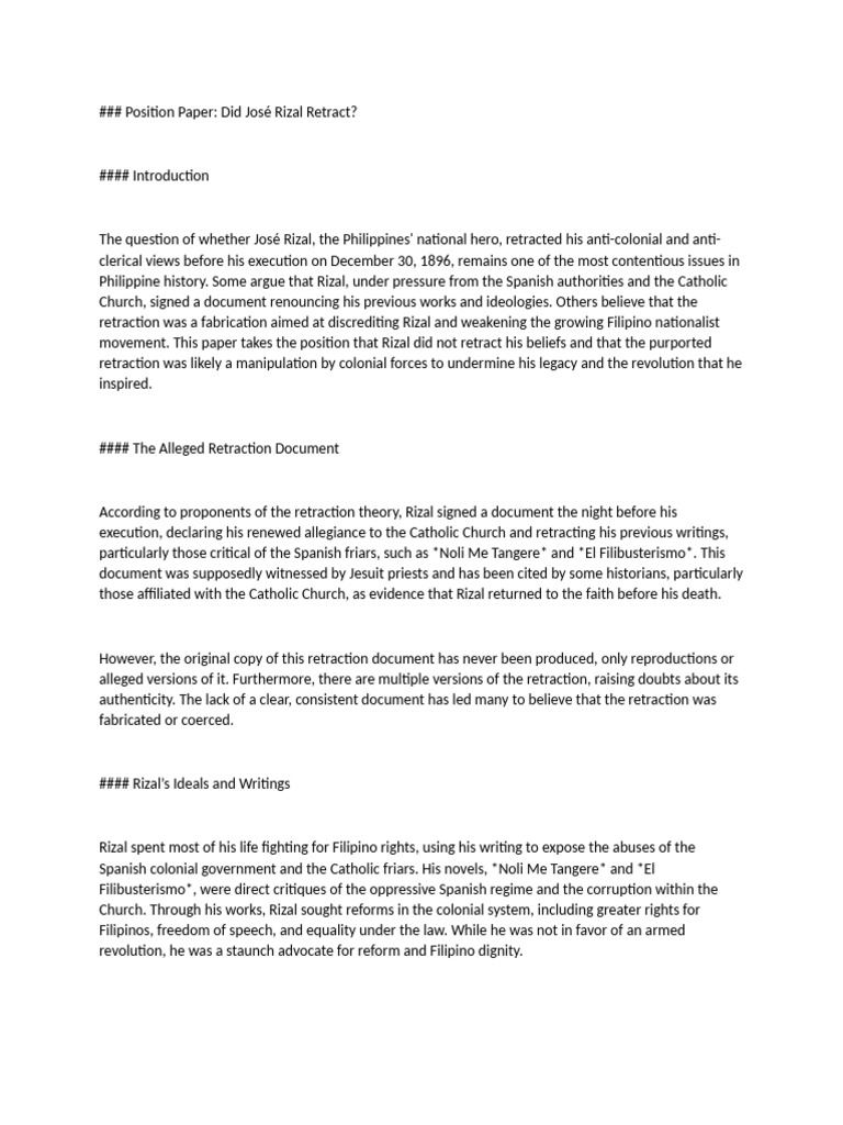 Position Paper 3 | PDF