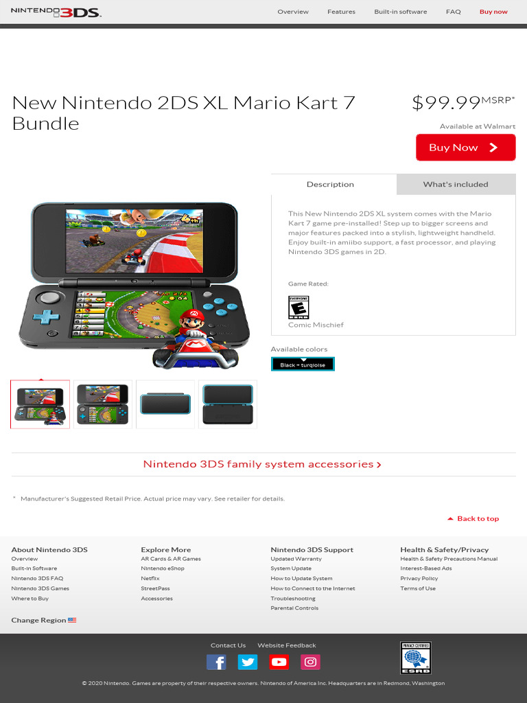 Buy Now - Nintendo 3DS Family of Systems - Console Bundles, Special ...