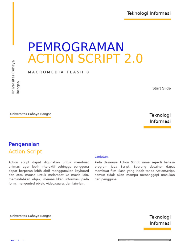Action Script | PDF