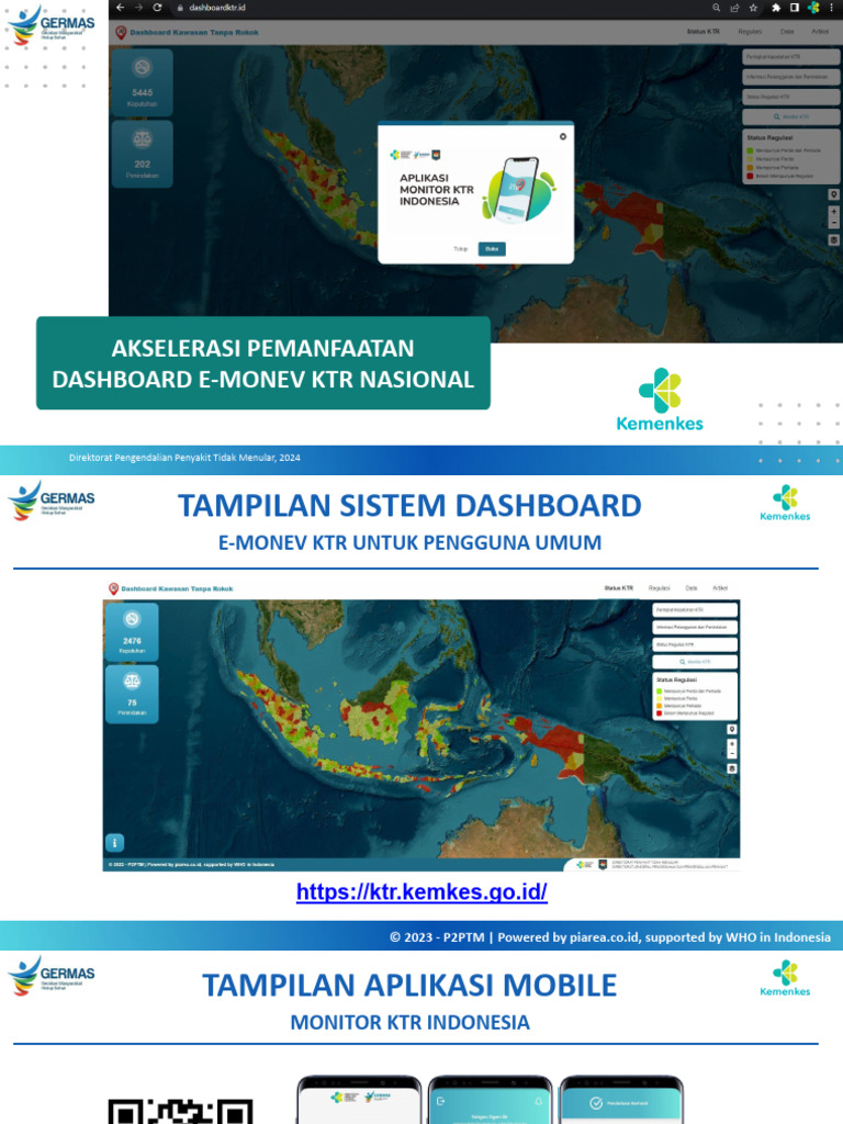 Materi Akselerasi Pemanfaatan Dashboard E-Monev KTR Nasional_11 Juli 2024 | PDF