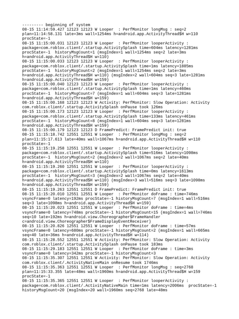 Log Com - Roblox.client | PDF | Digital Technology | System Software