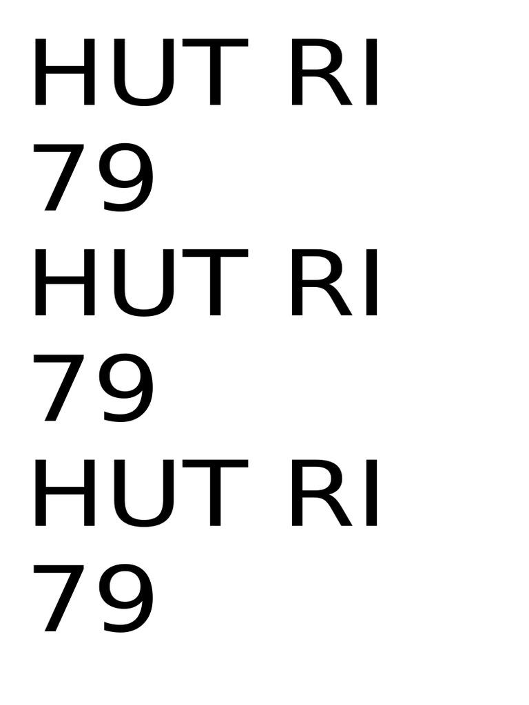 Hut Ri 79 | PDF
