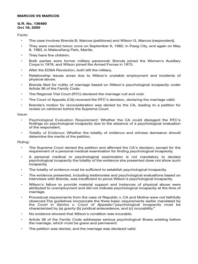 Marcos vs Marcos | PDF