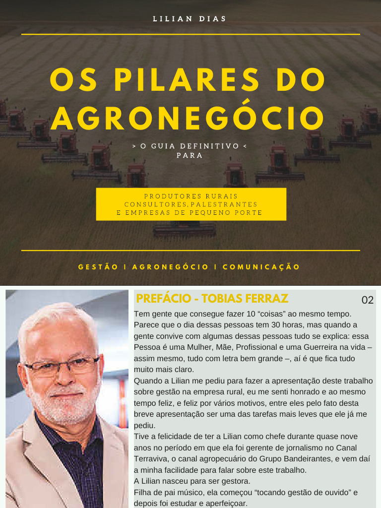 Os Pilares Do Agronegócio - O Guia Definitivo Por Lilian Dias | PDF