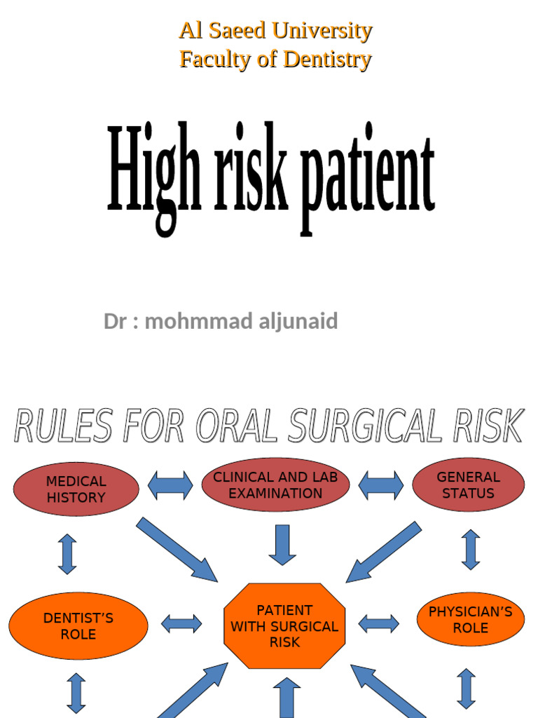 High Risk Patients | PDF