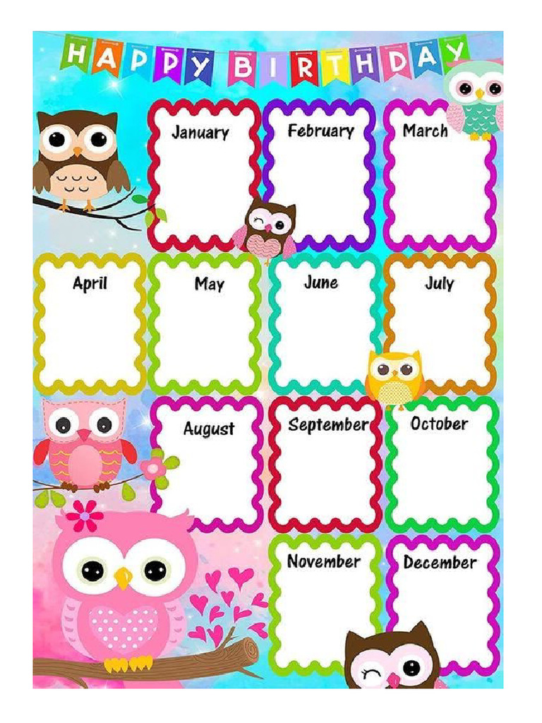 Classroom Charts | PDF