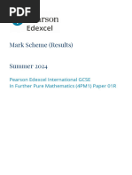 IG Mathematics B - Mark Scheme 2R (Jun 2024) | PDF