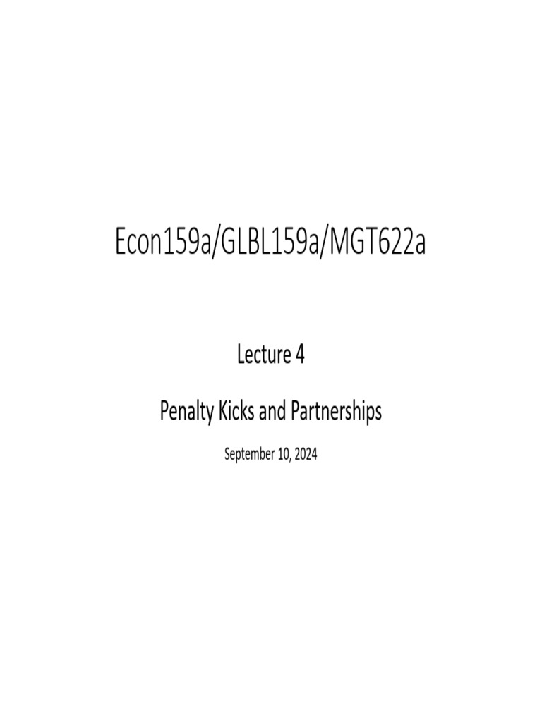 Lecture 4 - Slides To Upload | PDF