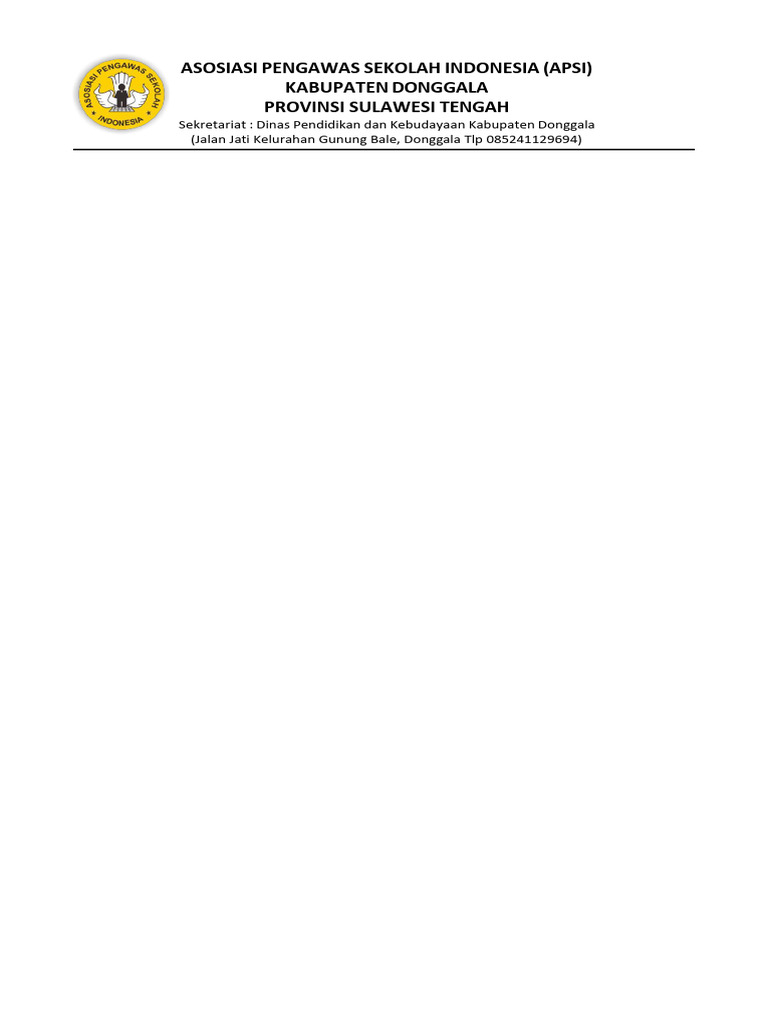 Laporan Kegiatan Apsi April SD Juni 2024 | PDF