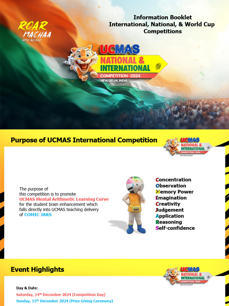 UCMAS ILC Info Booklet 9th August 2024 | PDF
