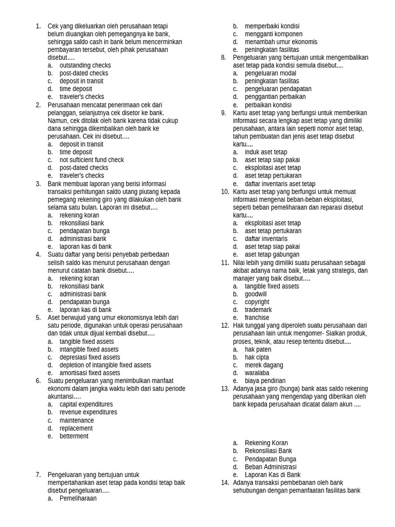 Akuntansi Keuangan PTS Sem 2 Kelas XI | PDF