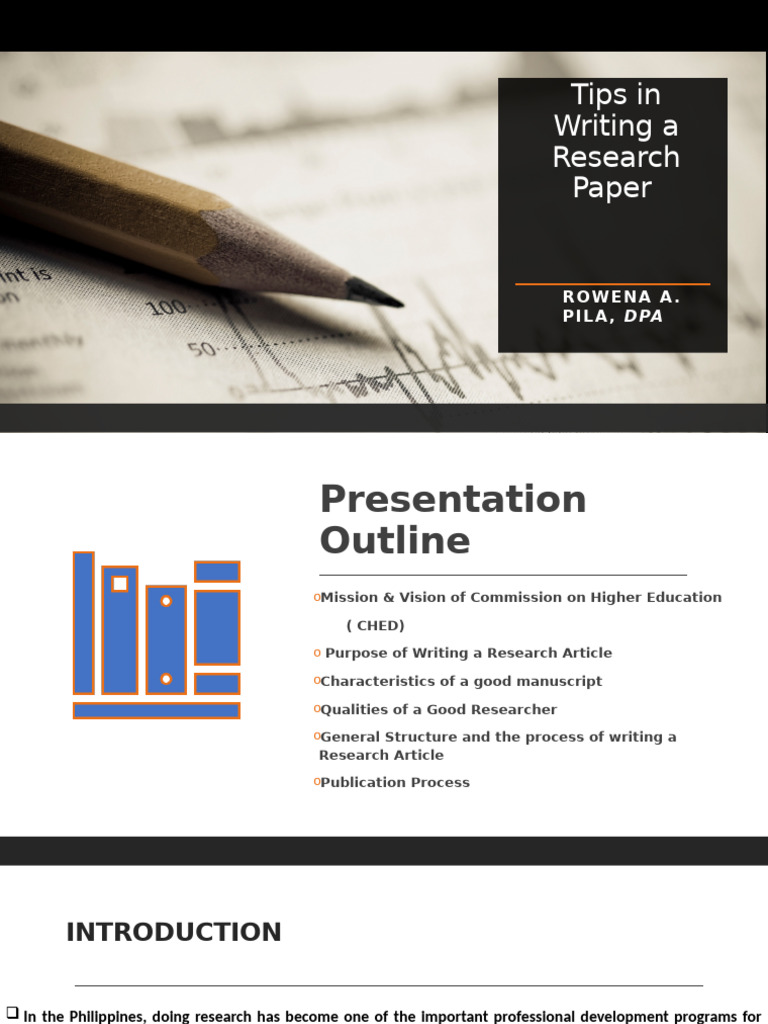 PILA PPT Weng DR Rex Lim Tips in Writing A Research Paper | PDF