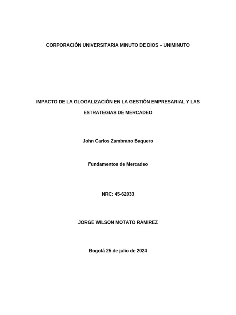 Actividad Fundam de Mercadeo Debate | PDF