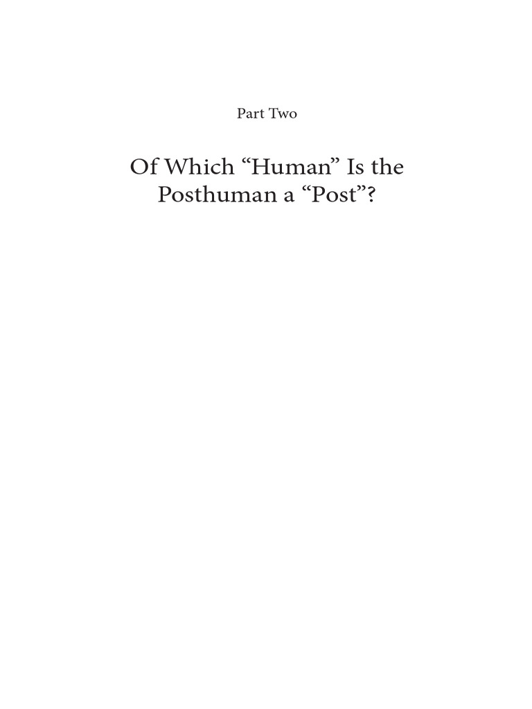 Francesca Ferrando II | PDF