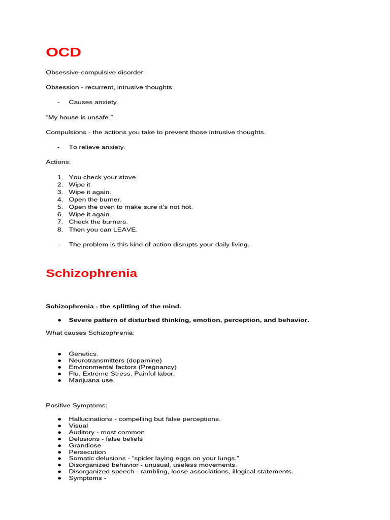 Psych 2 Handout | PDF