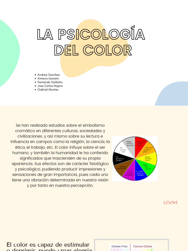 Psicología del color | PDF