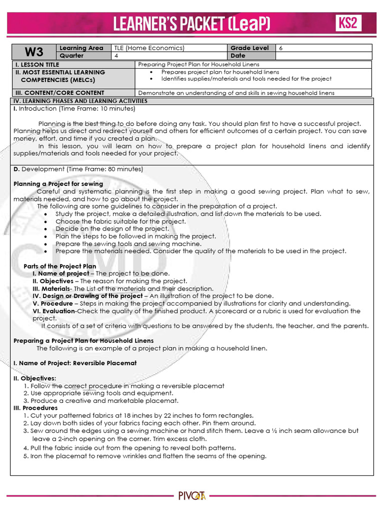 Q4 Elem HE 6 Week3 | PDF