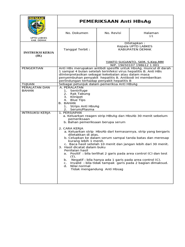 Anti HBSAg | PDF