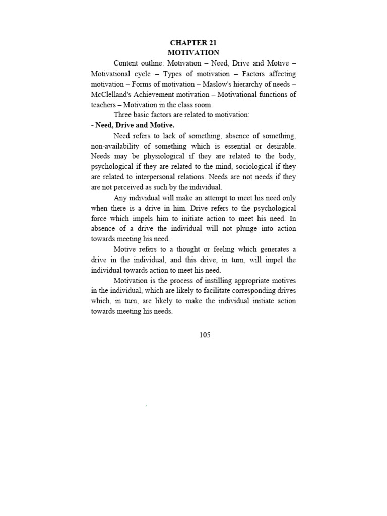 Motivation | PDF