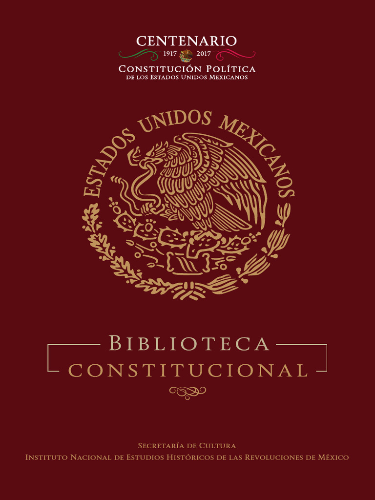 Constitución De Los Estados Unidos Méxicanos Pdf
