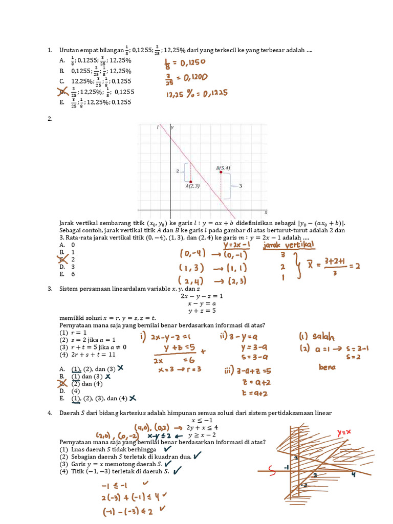 Pembahasan PK UTBK 2024 | PDF