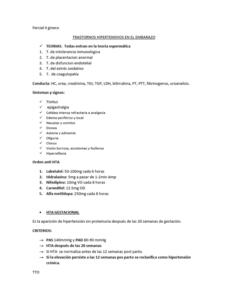 Parcial II Gineco | PDF | Aborto | Parto