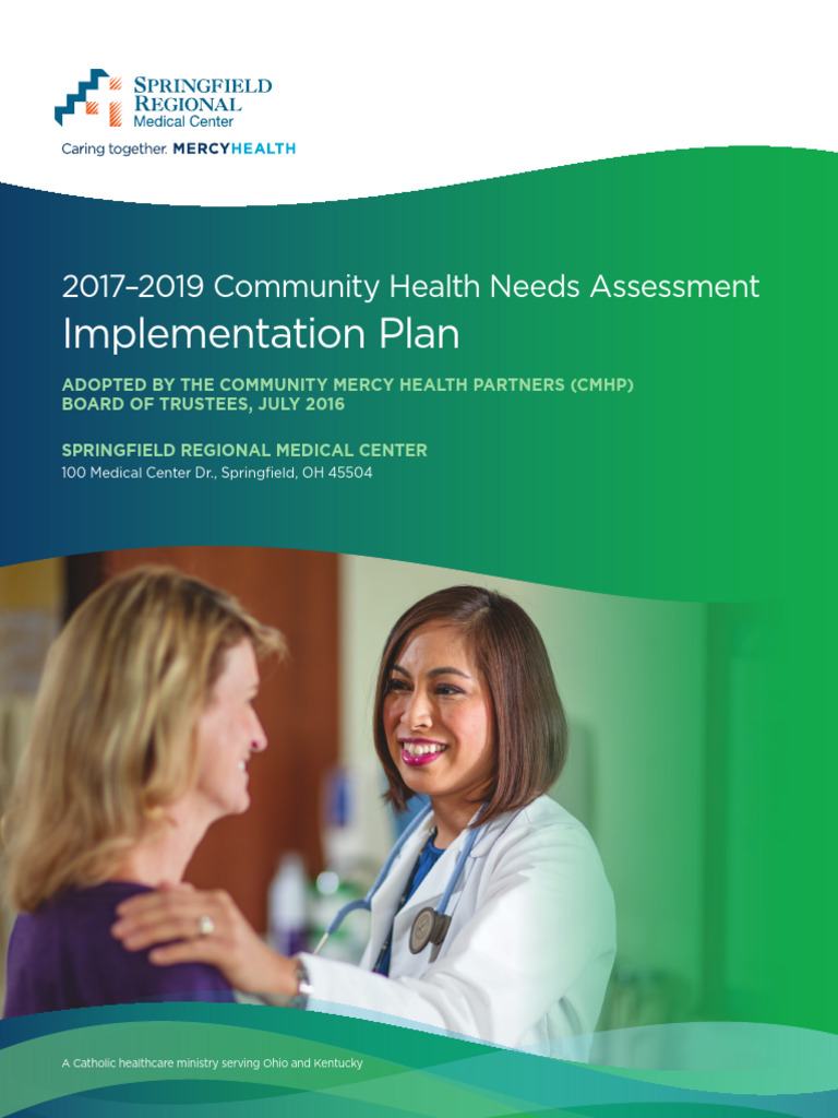 2017-2019 Community Health Needs Assessment Implementation Plan | PDF ...
