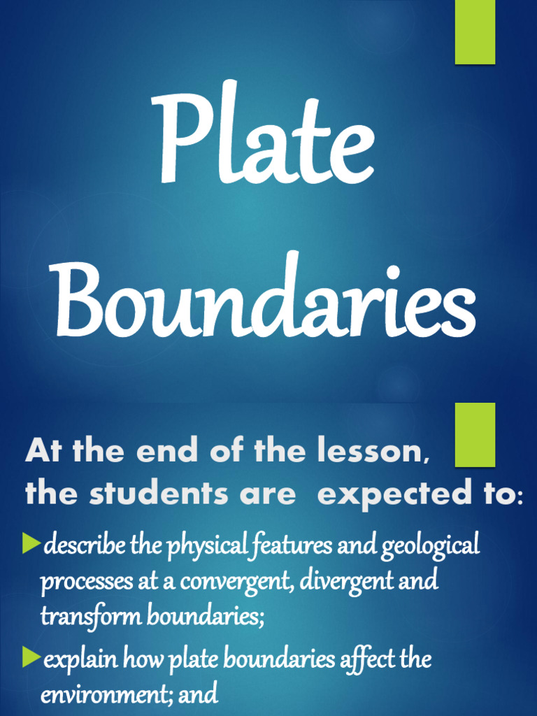 4. Plate Boundaries-1 | PDF