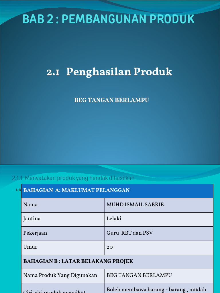 Contoh Projek 1.pptx - 20240909 - 213710 - 0000 | PDF