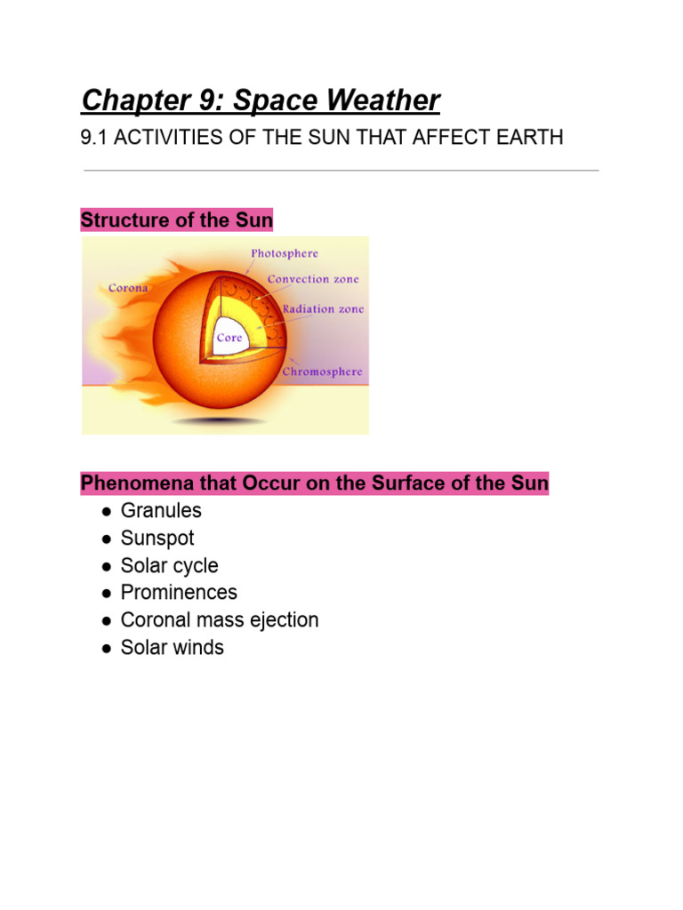 Chapter 9 - Space Weather | PDF
