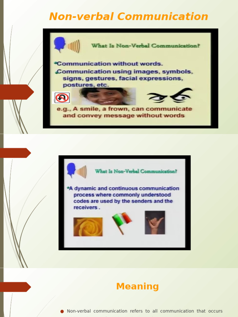 Nonverbal Communication | PDF